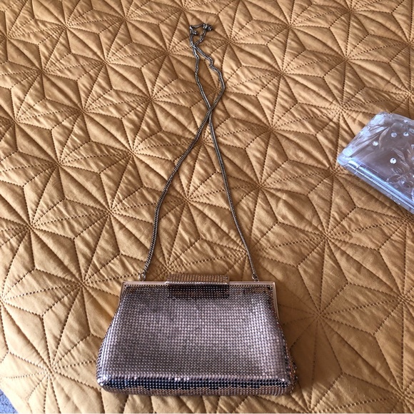 Whiting & Davis | Bags | Vintage 9s00s Whiting And David Gold Mesh ...